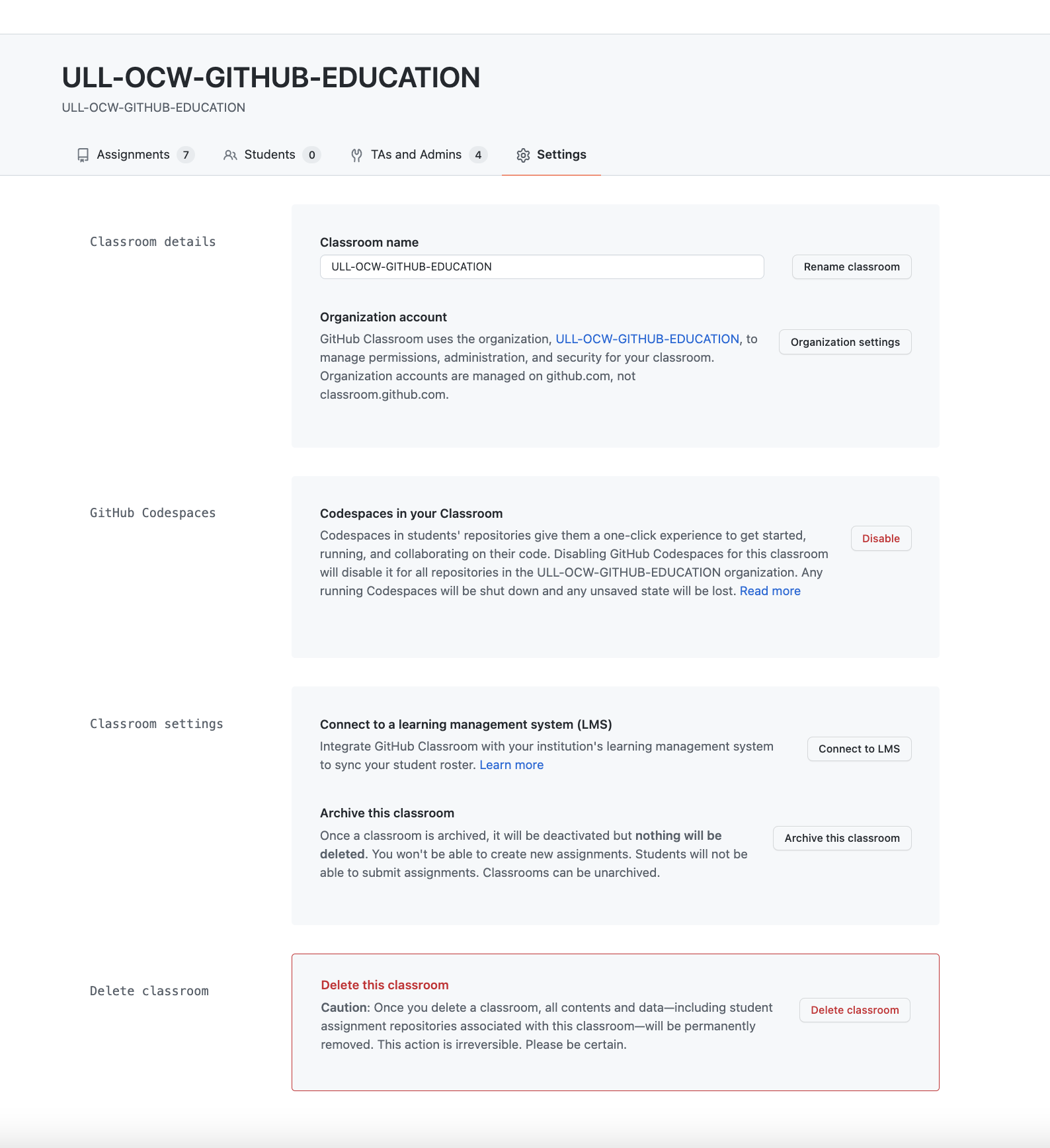 GitHub Classroom para Profesores | Aprendizaje y Enseñanza de la Tecnología